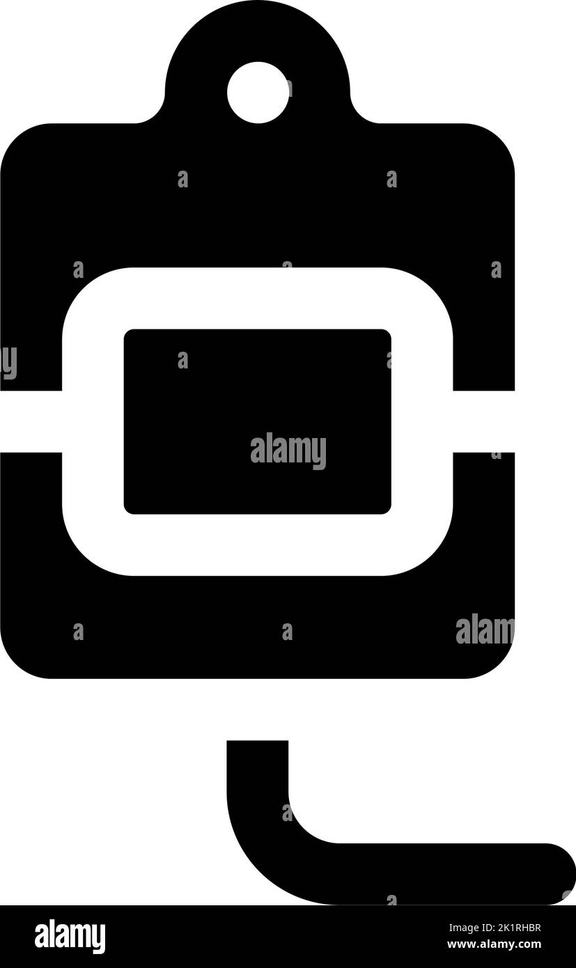 Blood transfusion black glyph ui icon Stock Vector Image & Art - Alamy
