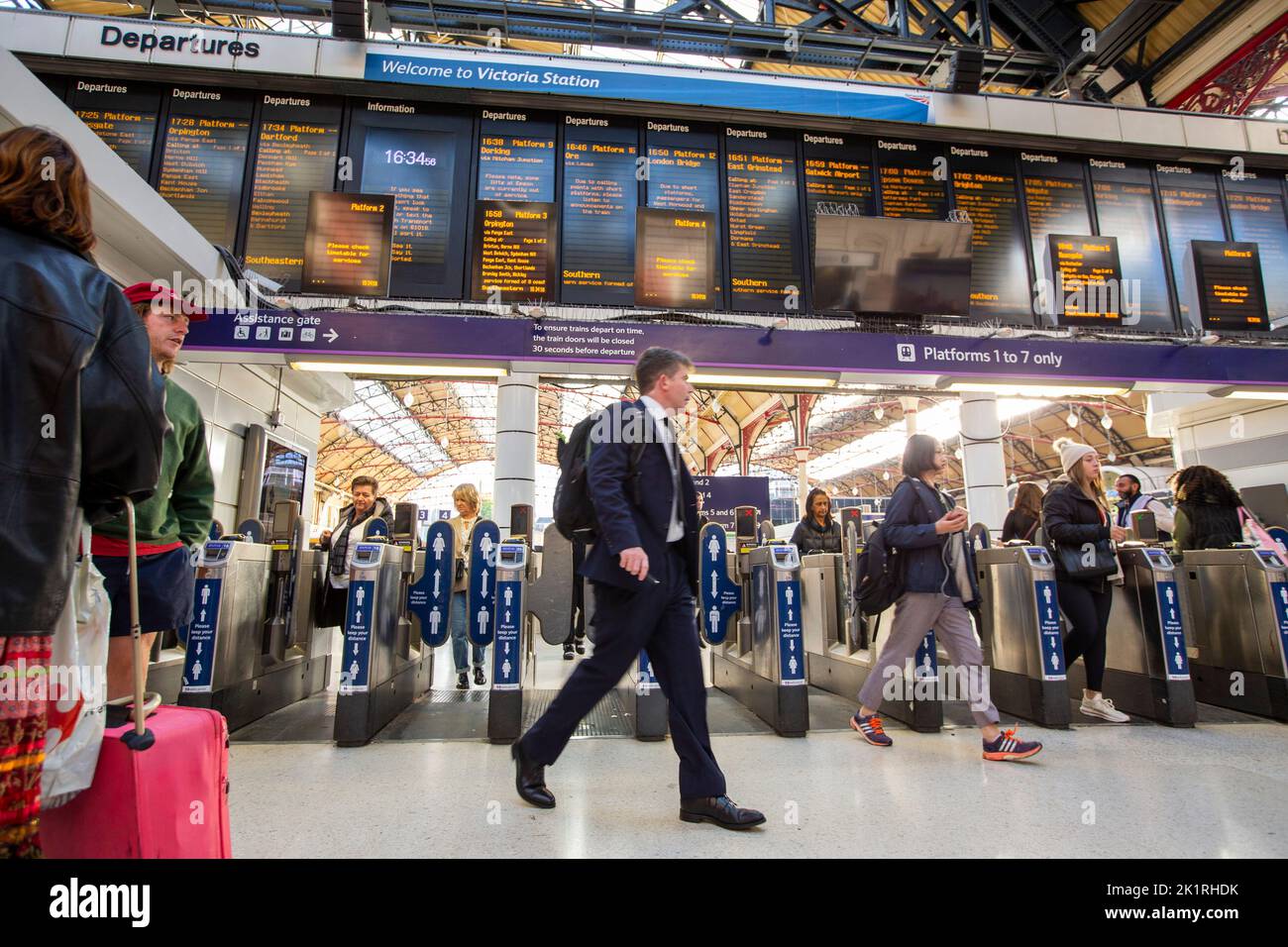 Victoria station, also known as London Victoria, is a central London ...