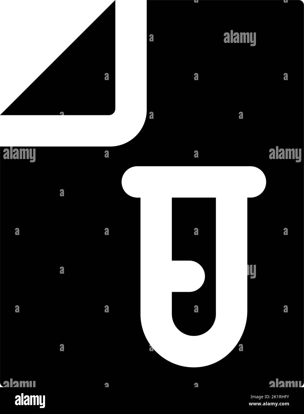 Electronic test record black glyph ui icon Stock Vector Image & Art - Alamy