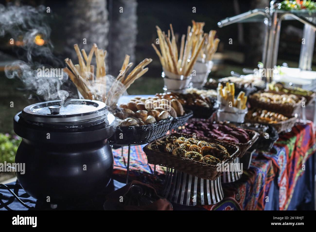 Self Service Catering Kitchen in Egyptian Restaurant of Marsa Alam ...