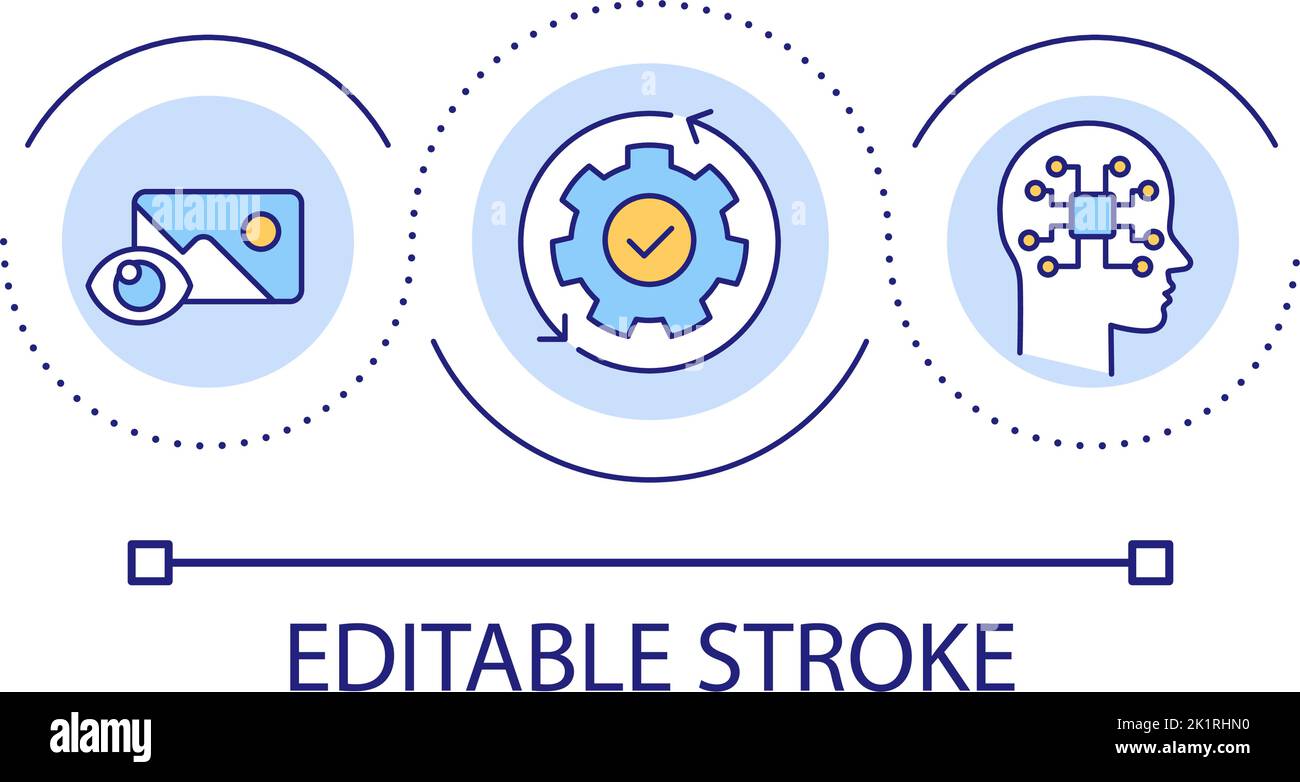 Image recognition technology Stock Vector Images - Alamy