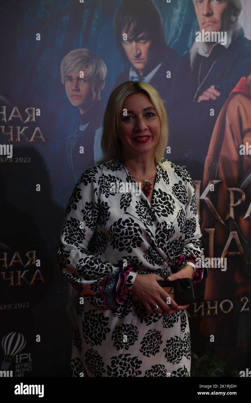 Moscow. The Russian Foreign Ministry spokesperson Maria Zakharova on a ...