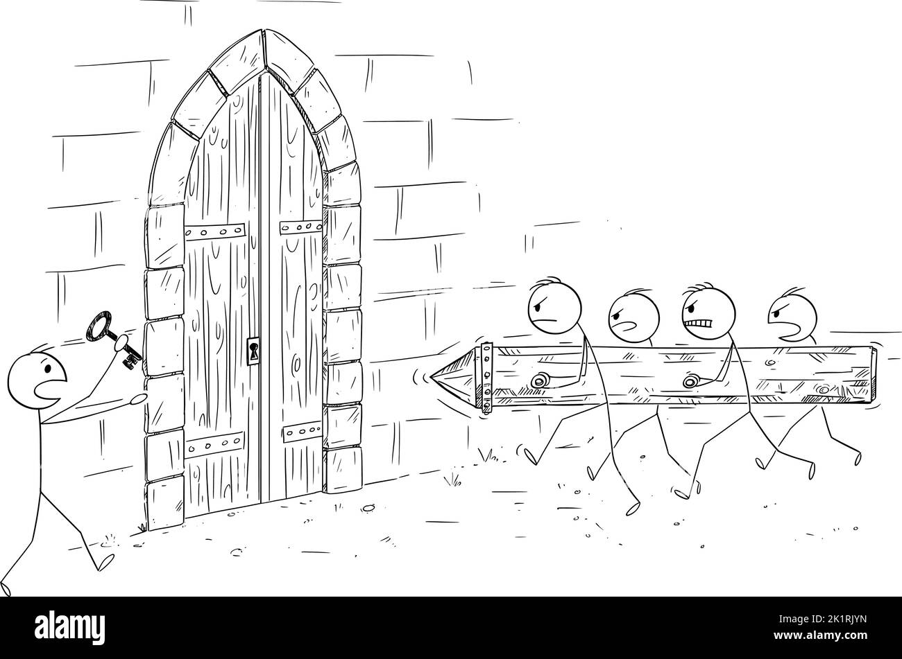 Log obstacle Stock Vector Images - Alamy