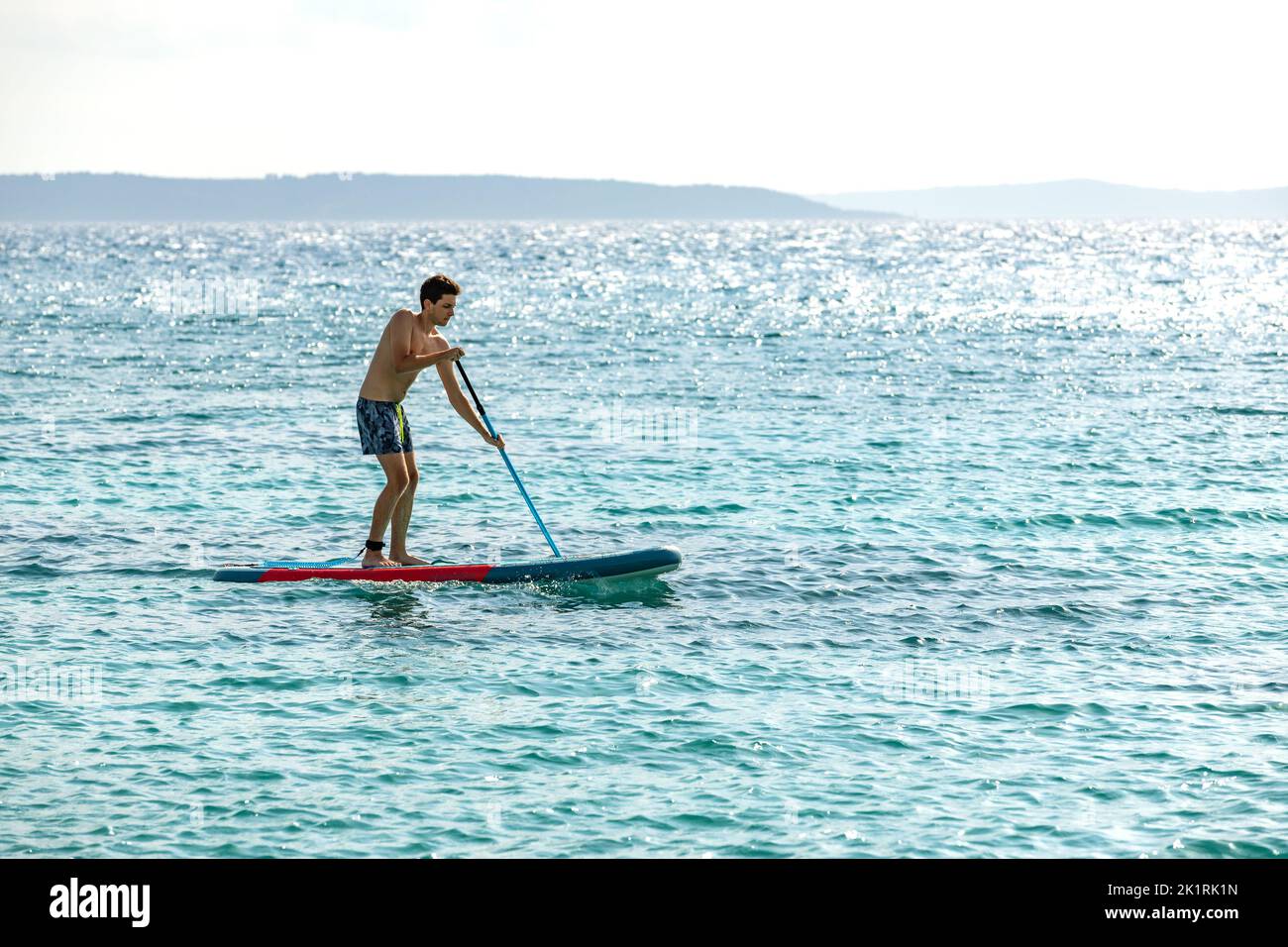 Man sail on sup hi-res stock photography and images - Alamy