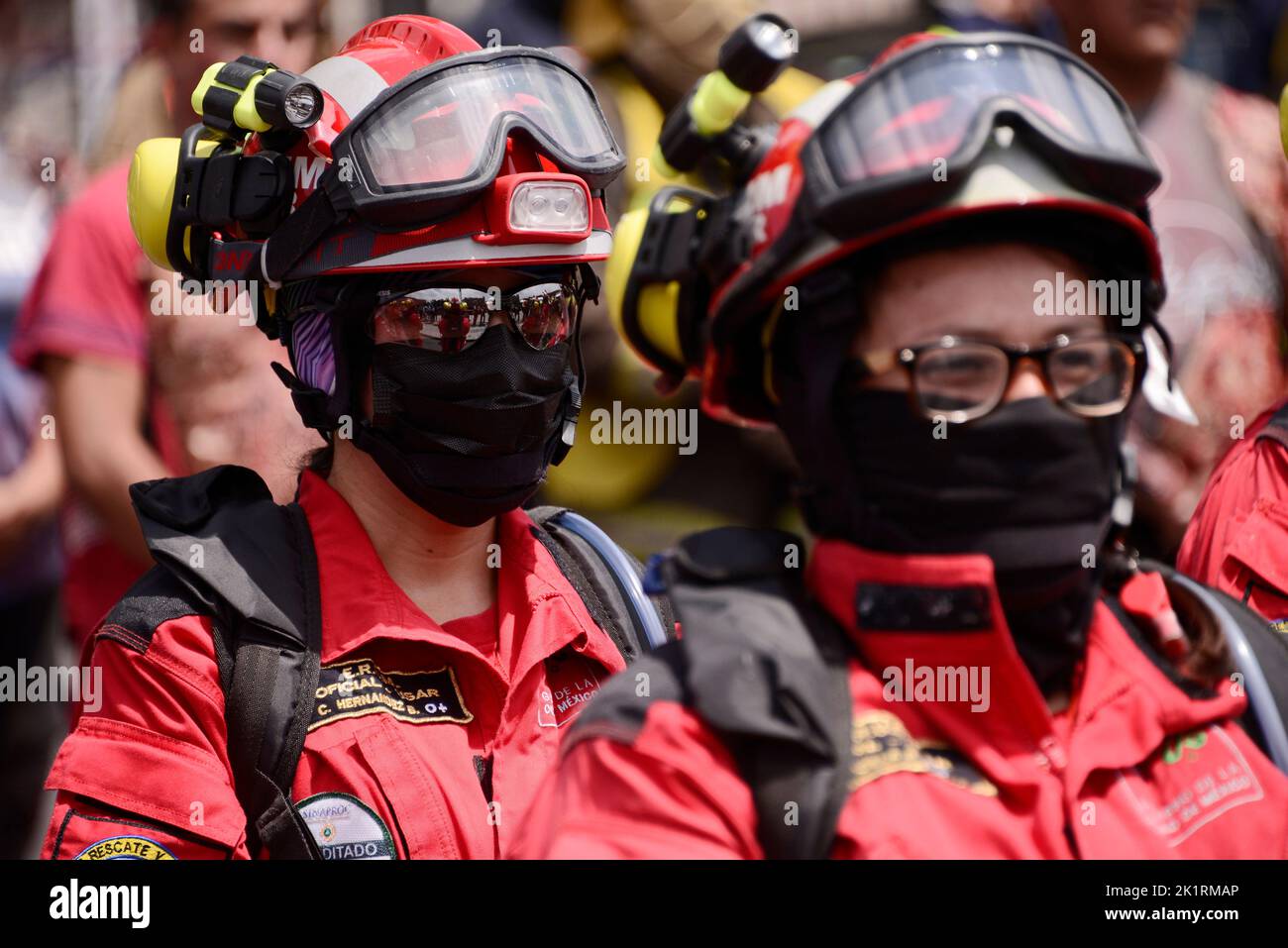 Elements of civil protection, fire corp and volunteers take part during ...