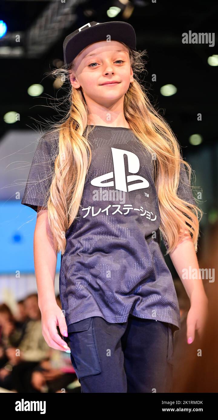 London, UK. 20th Sep, 2022. Kids Apparel catwalk show at Brand ...