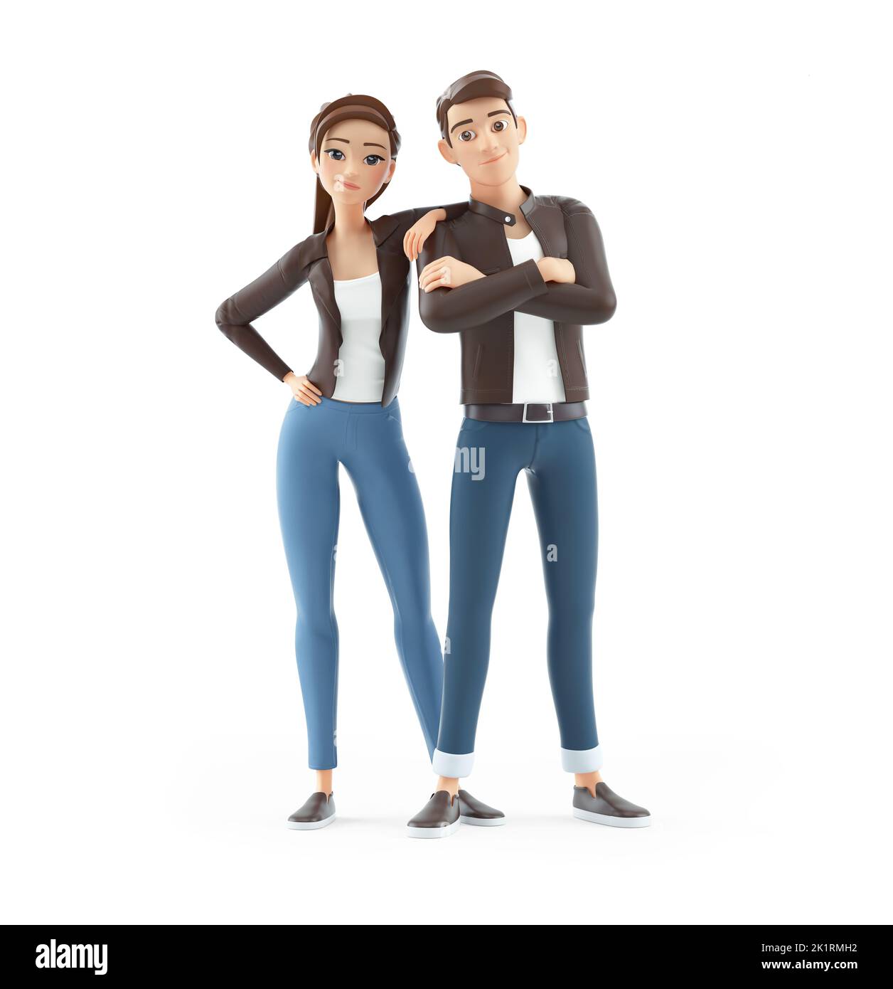Cartoon Illustration Woman Leaning On Cut Out Stock Images And Pictures