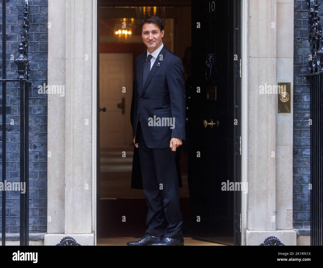 Justin Trudeau, 23rd and current prime minister of Canada, at Downing ...