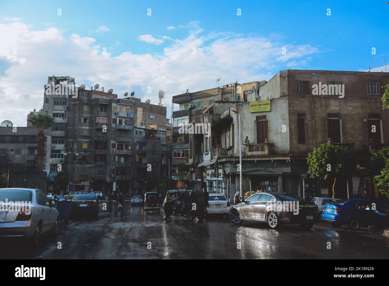 Cairo, Egypt - November 15, 2020: Panoramic View to the Egyptian ...