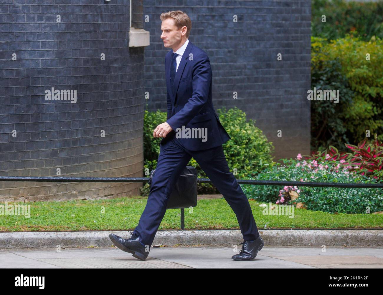 Chris Philp, Chief Secretary to the Treasury, in Downing Street for a ...