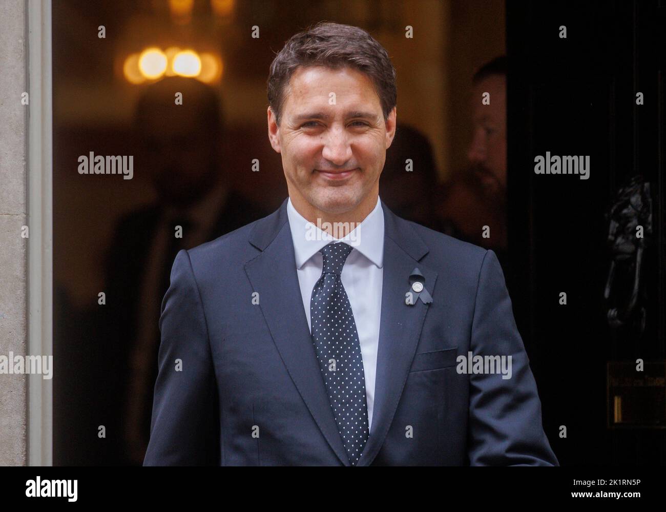 Justin Trudeau, 23rd and current prime minister of Canada, at Downing ...