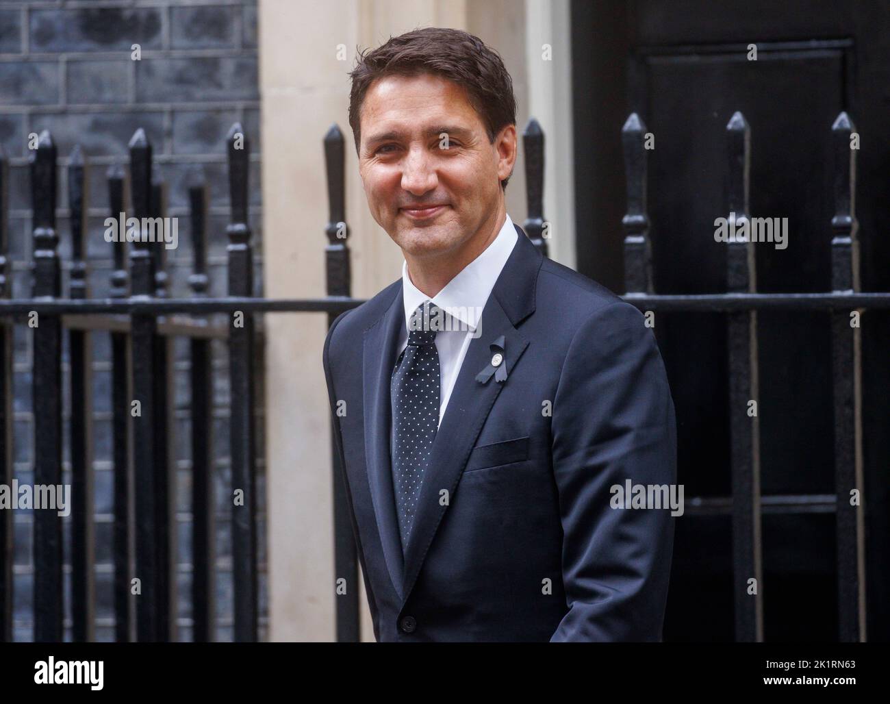 Justin Trudeau, 23rd and current prime minister of Canada, at Downing ...