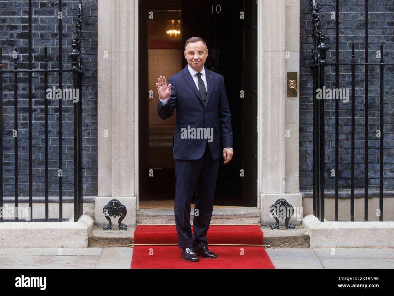 President of Poland, Andrzej Sebastian Duda,at Number 10 Downing street ...