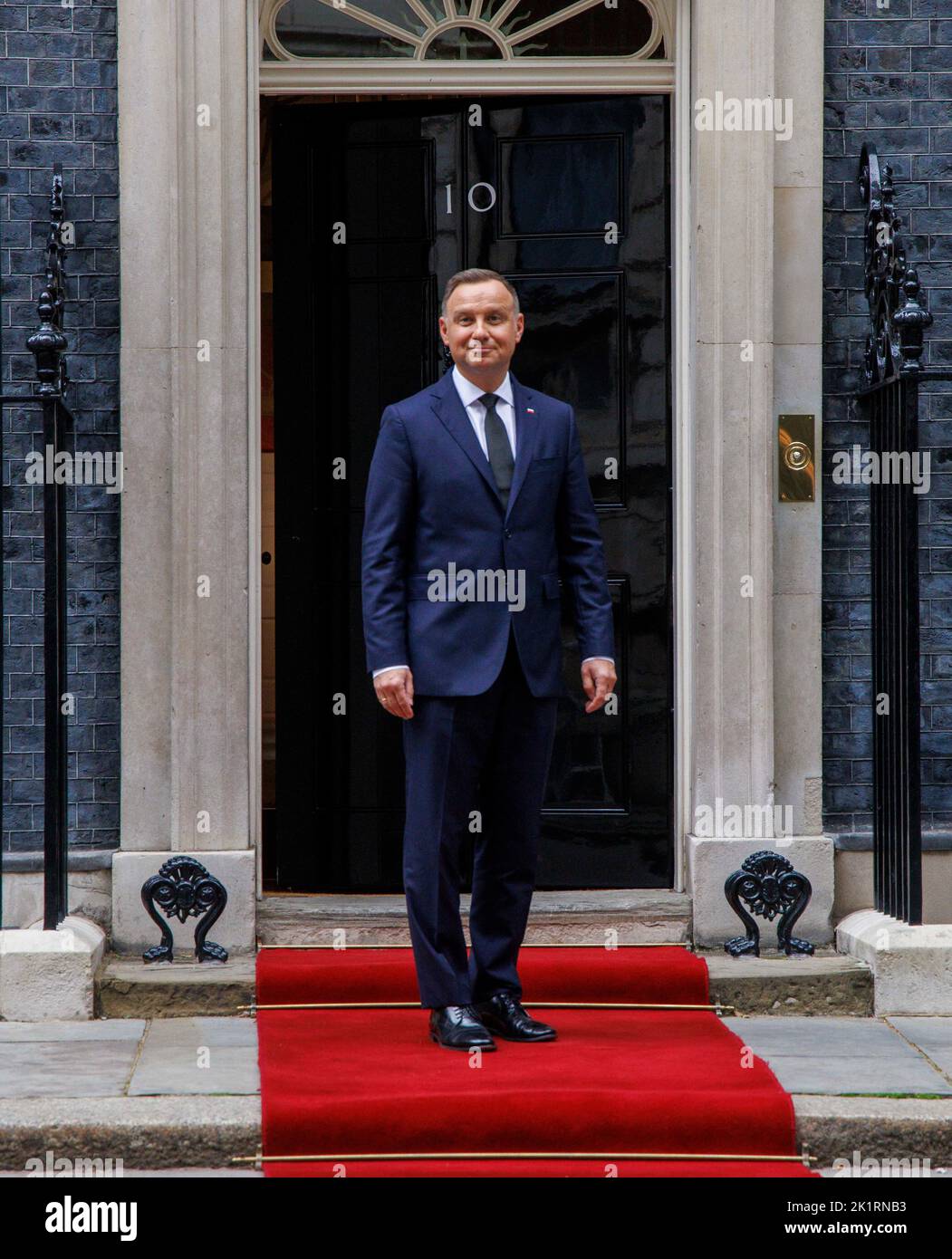 President of Poland, Andrzej Sebastian Duda,at Number 10 Downing street ...