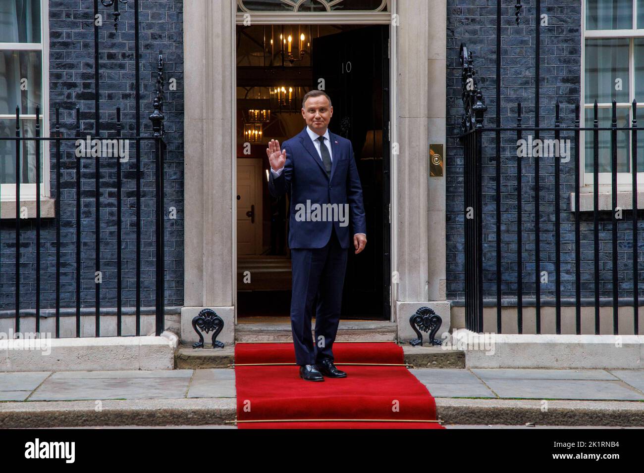 President of Poland, Andrzej Sebastian Duda,at Number 10 Downing street ...