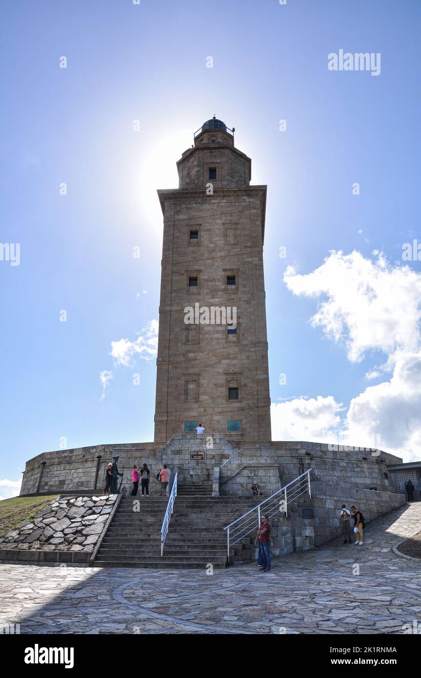 The Tower of Hercules (Torre de Hércules) the oldest extant lighthouse ...