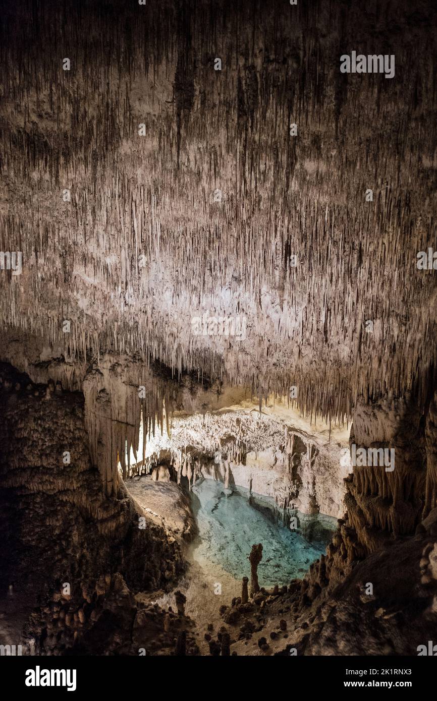 Drach cuevas, Dragon caves, Hams caves, Mallorca, Spain Stock Photo - Alamy
