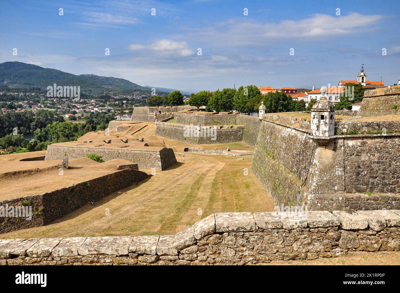 Fortress and city walls of Valença do Minho, Portugal Stock Photo - Alamy