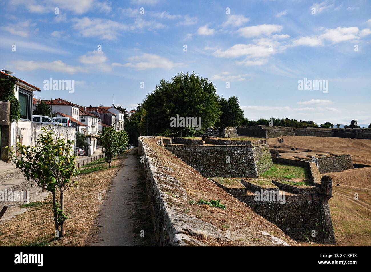 Fortress and city walls of Valença do Minho, Portugal Stock Photo - Alamy