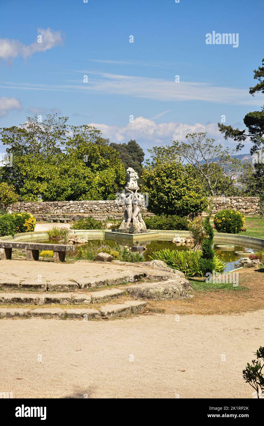 Monte del Castro park in Vigo, Spain Stock Photo - Alamy