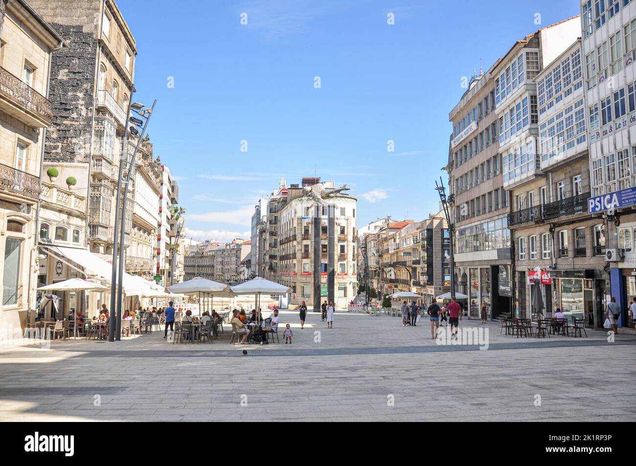 Vigo spain plaza hi-res stock photography and images - Alamy