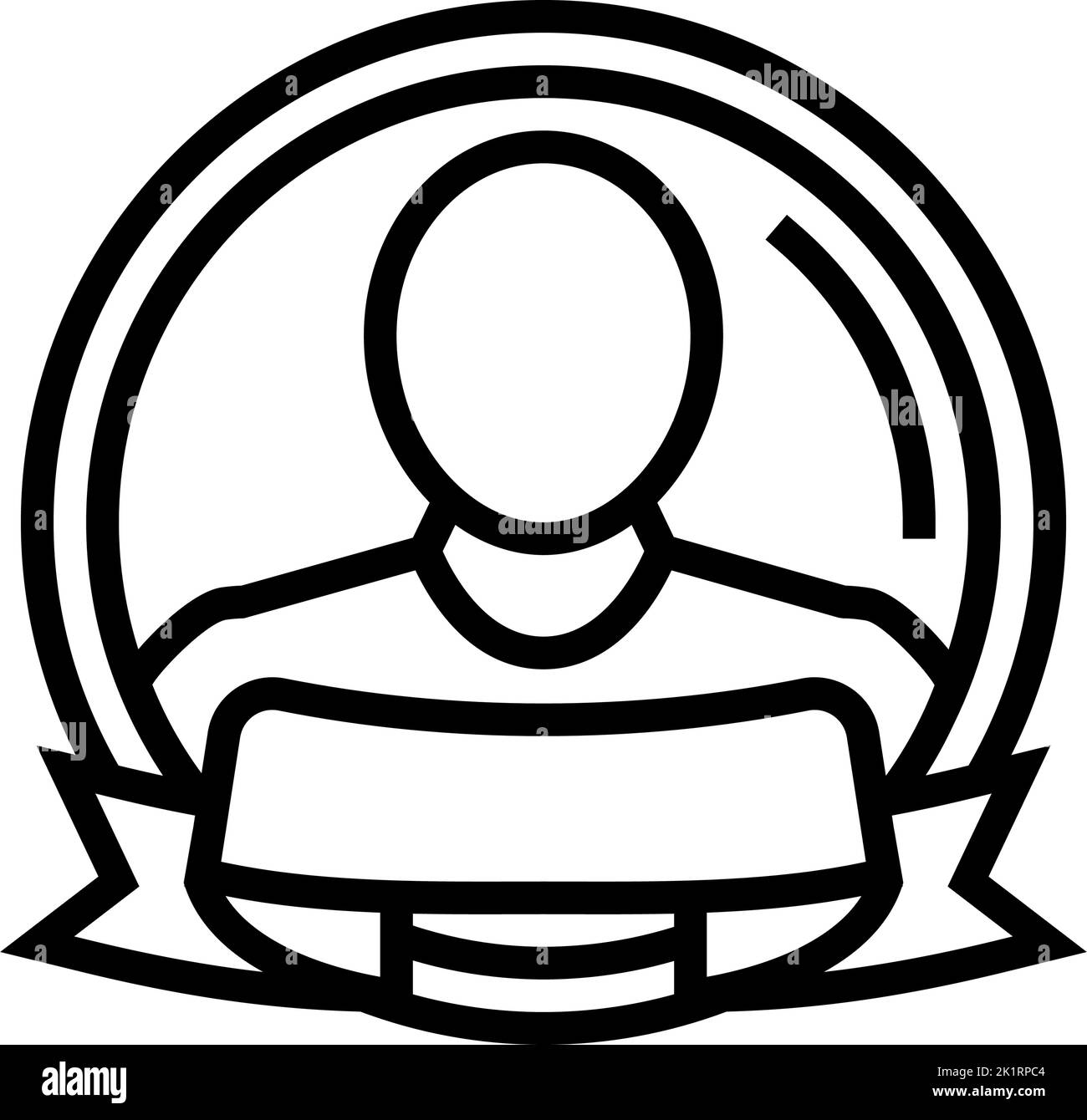 member registration line icon vector illustration Stock Vector Image ...