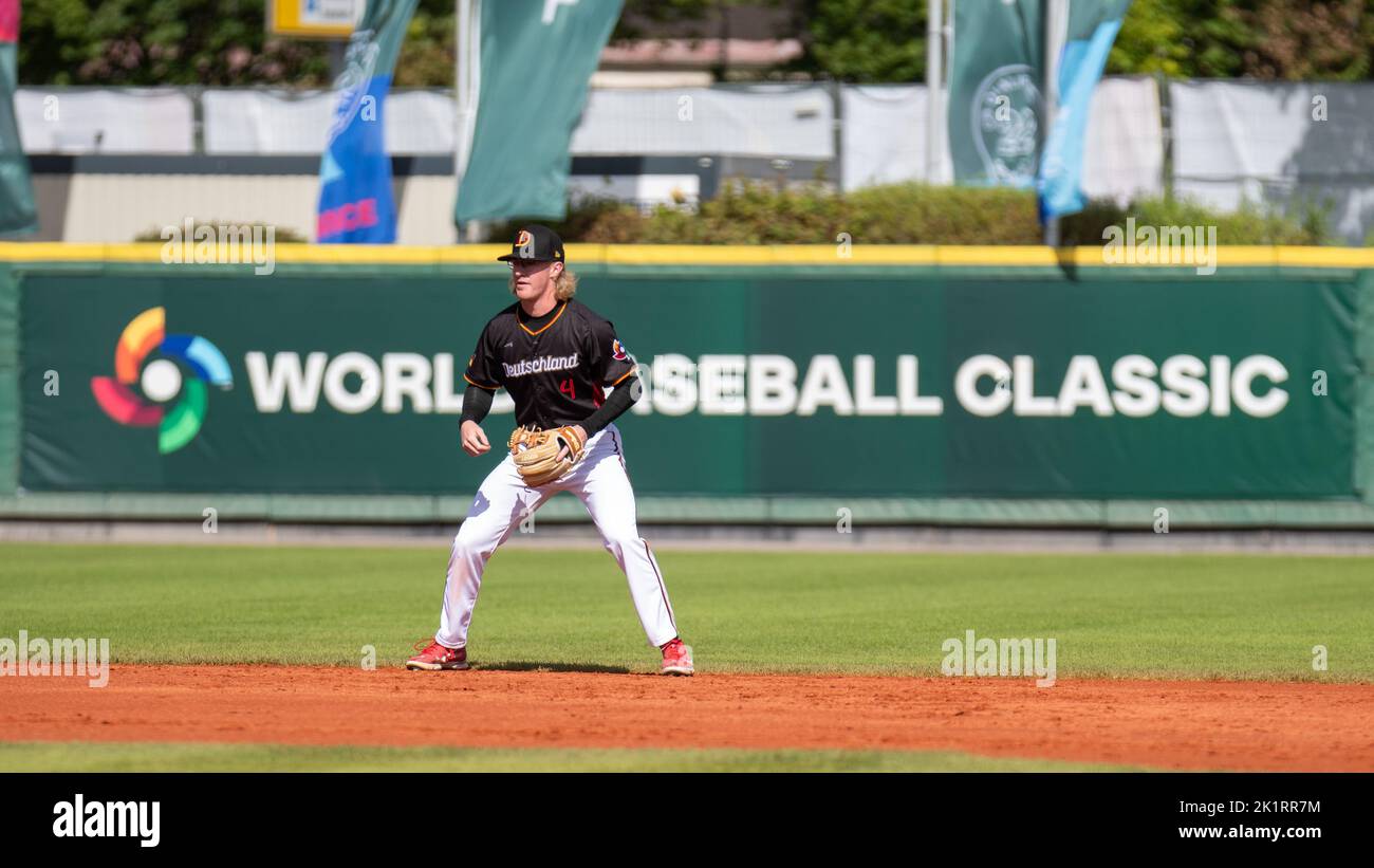 Regensburg, Bavaria, Germany. 20th Sep, 2022. Germany shortstop CODY ...