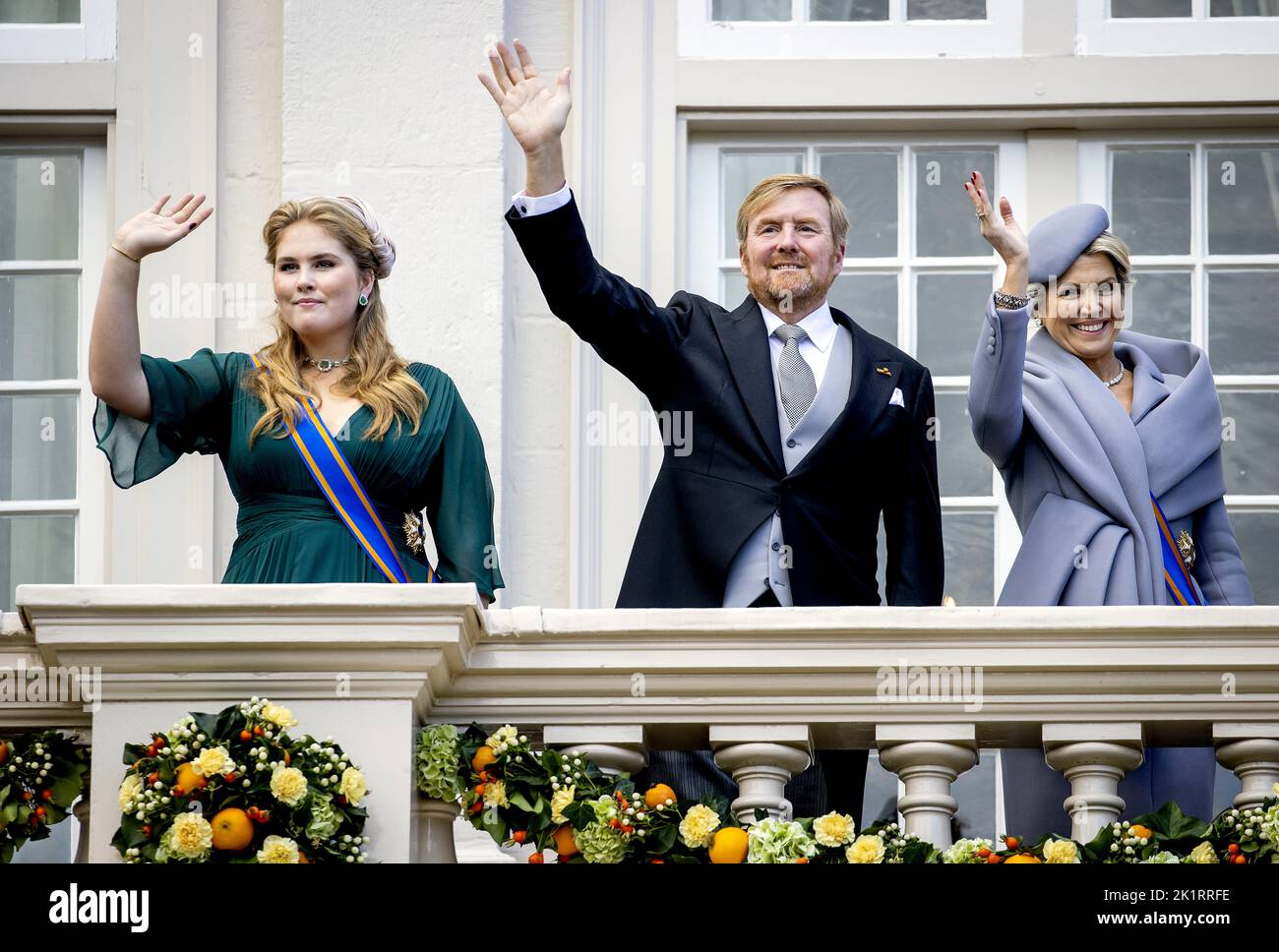 2022-09-20 14:22:45 THE HAGUE - Princess Amalia, King Willem-Alexander ...