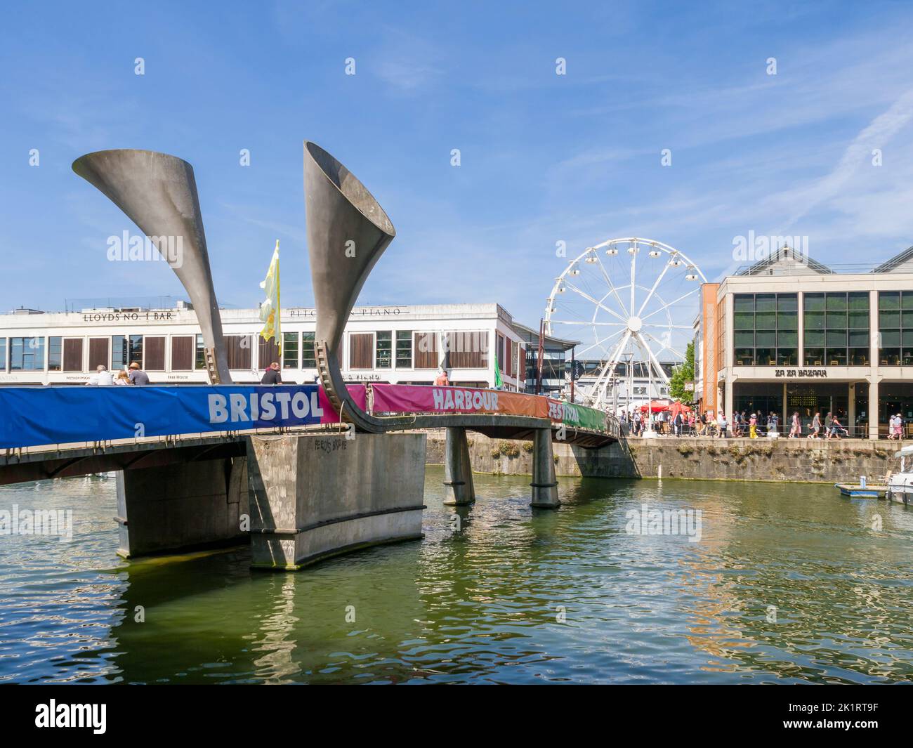 Pero’s Bridge, the bascule bridge spanning St Augustine’s reach in the ...