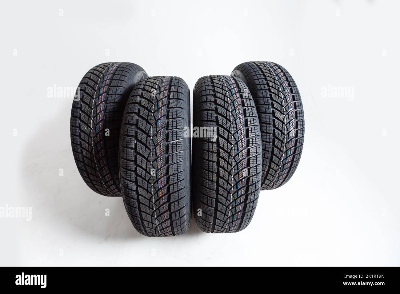 Car wheels isolated on a white background Stock Photo - Alamy