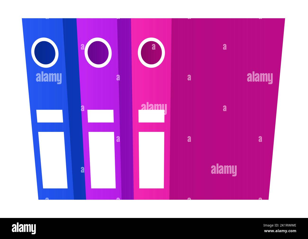 Files and folders - modern flat design style single isolated image ...