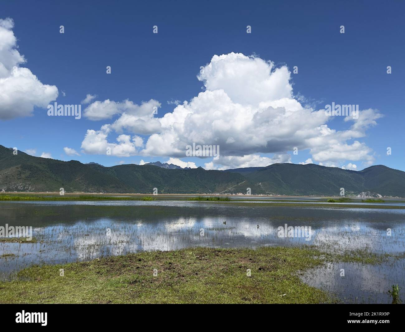 The Napahai park outside of the city of Shangri-La, China Stock Photo ...