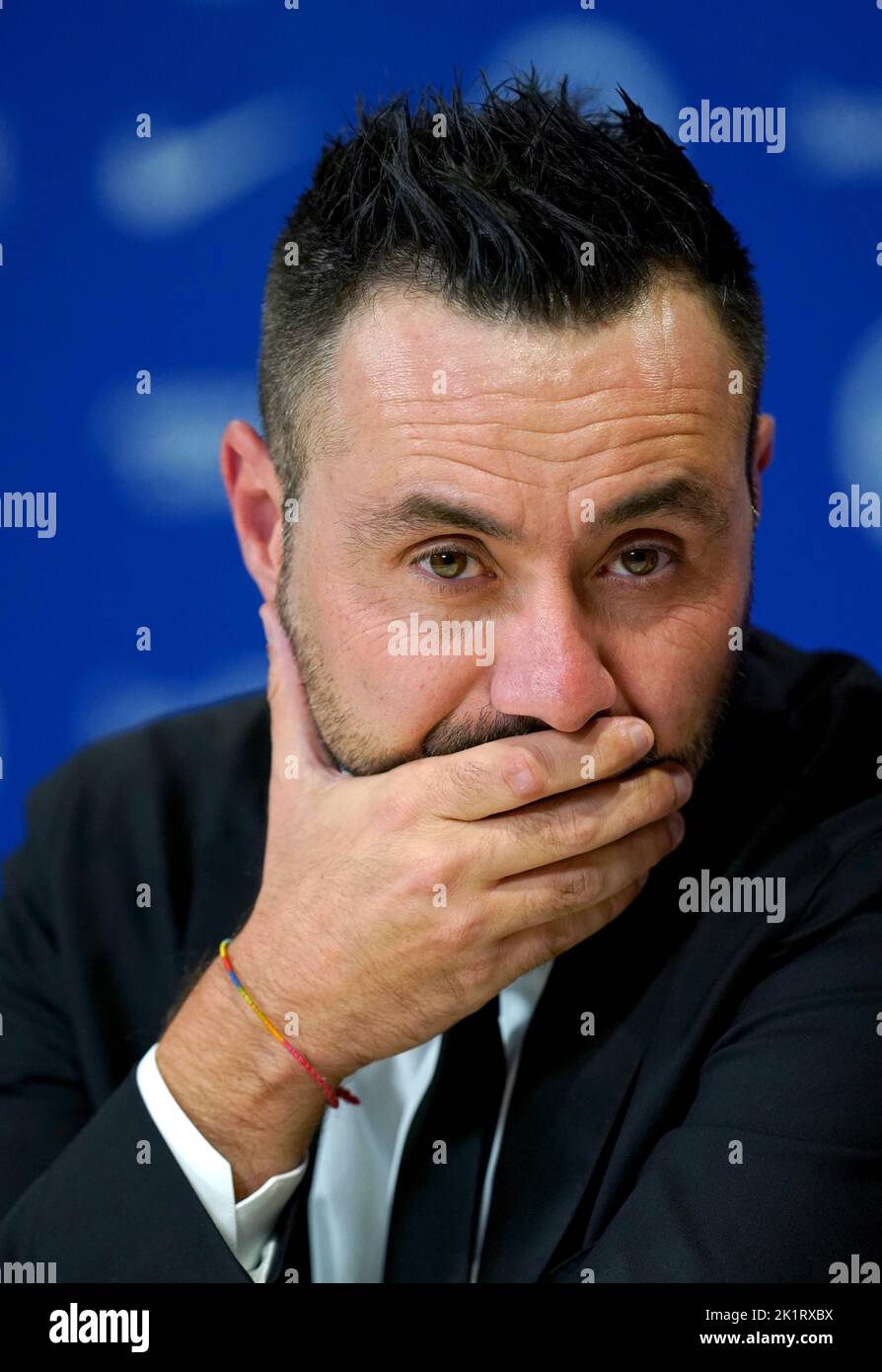 Roberto de zerbi brighton manager hi-res stock photography and images ...