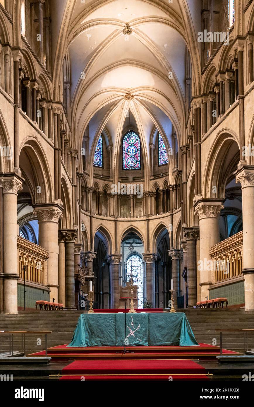 Canterbury, United Kingdom - 10 September, 2022: view of the altar and ...
