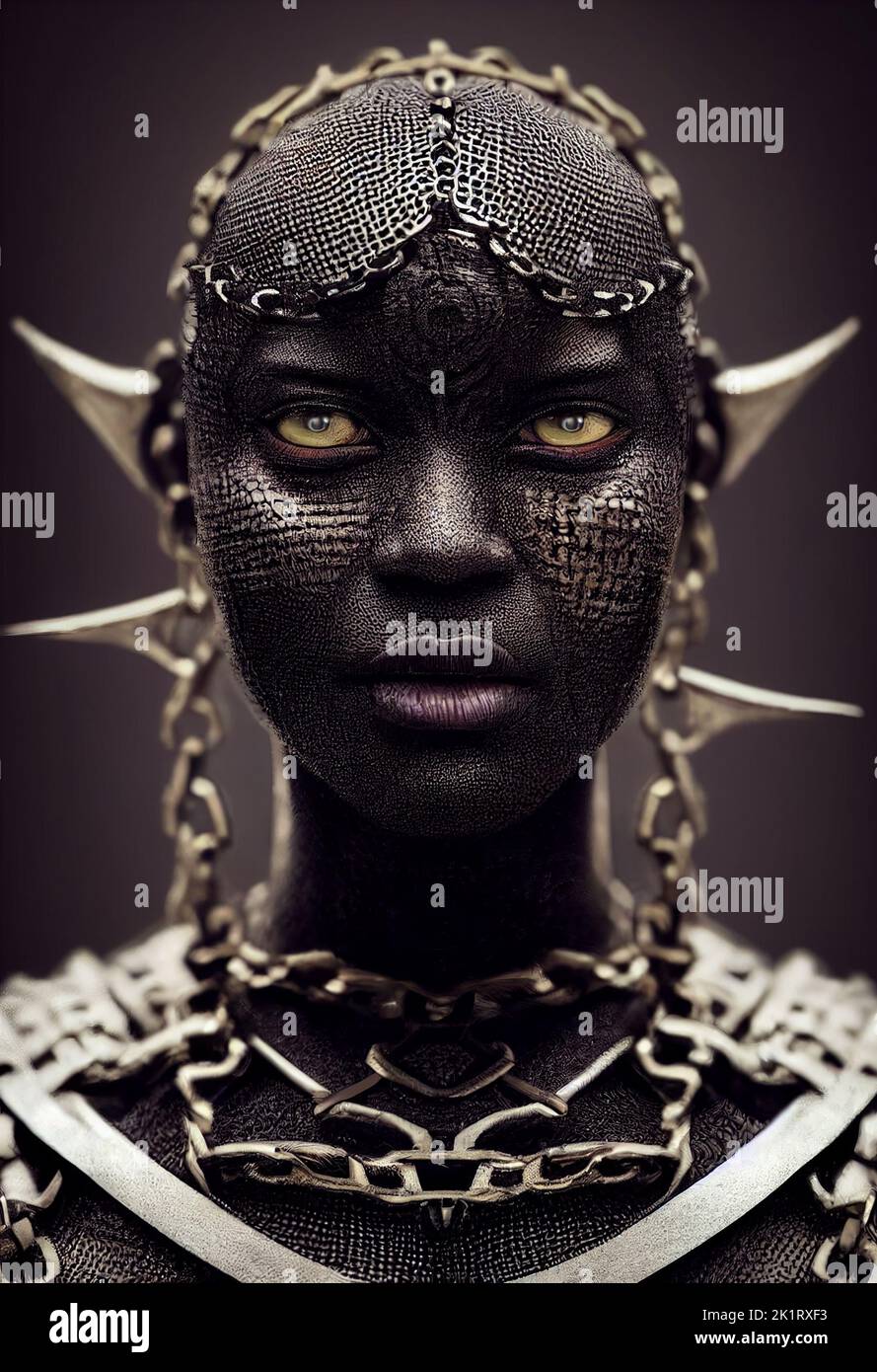 An illustration of a fantasy goddess Stock Photo - Alamy