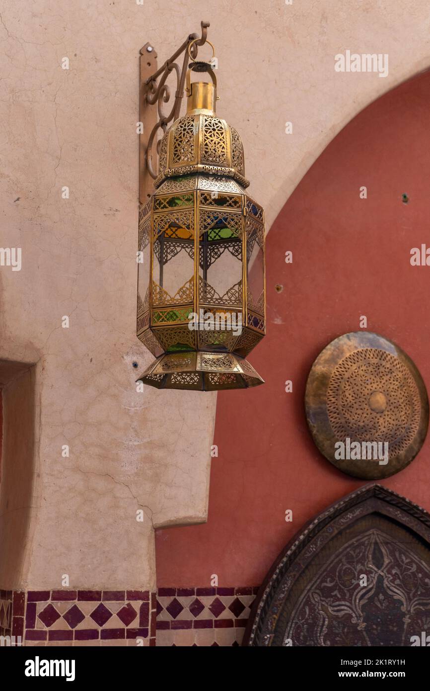 A vertical shot of the arabic lamp Stock Photo - Alamy