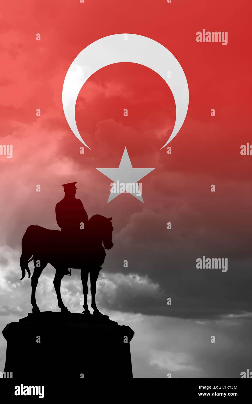 29th october republic day of Turkey or cumhuriyet bayrami vertical ...