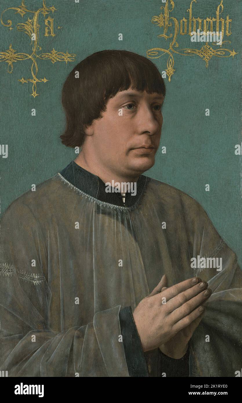 Portrait of the composer Jacob Obrecht (1453-1505). Museum: KIMBELL ART ...