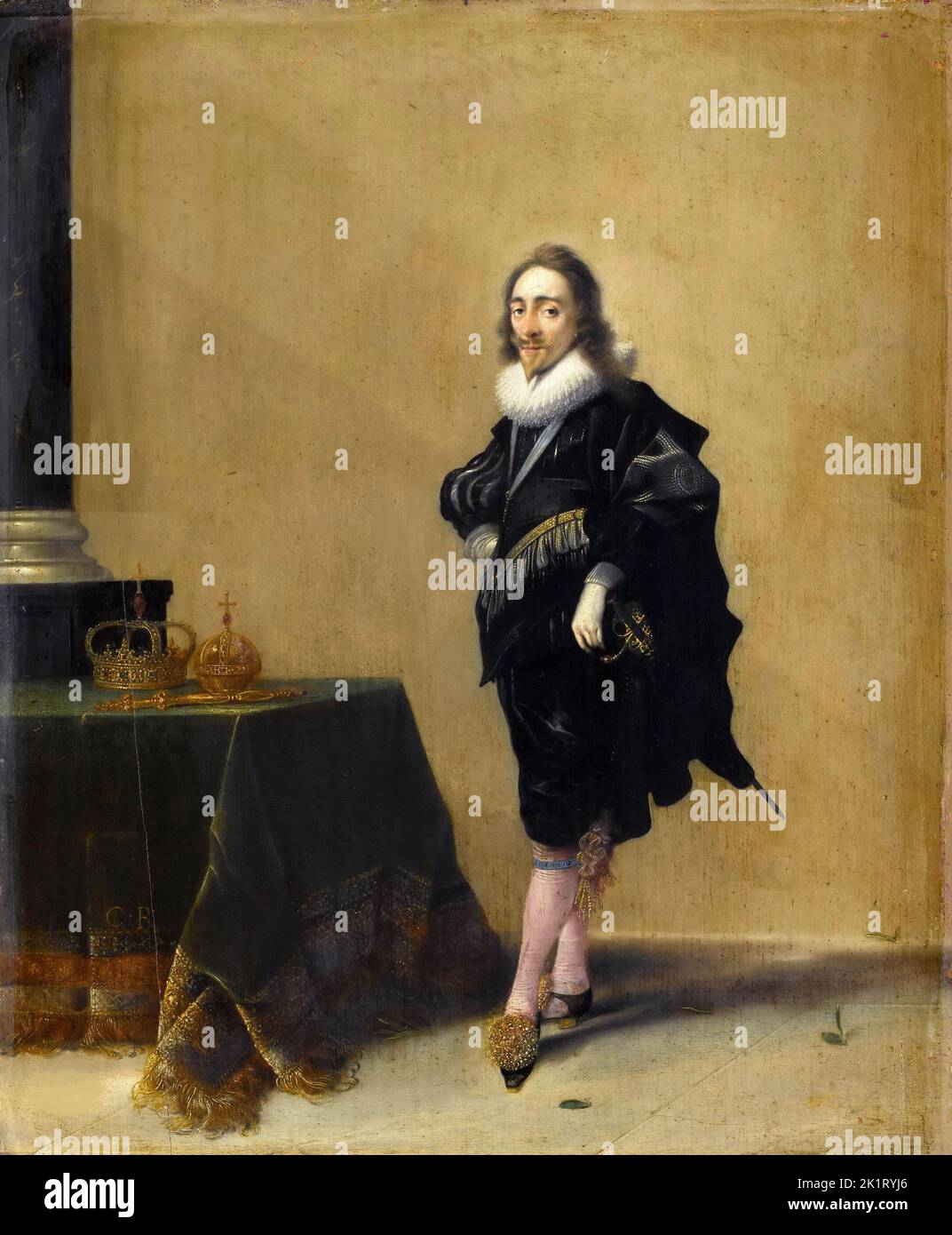 Portrait of King Charles I of England, Scotland and Ireland (1600-1649 ...