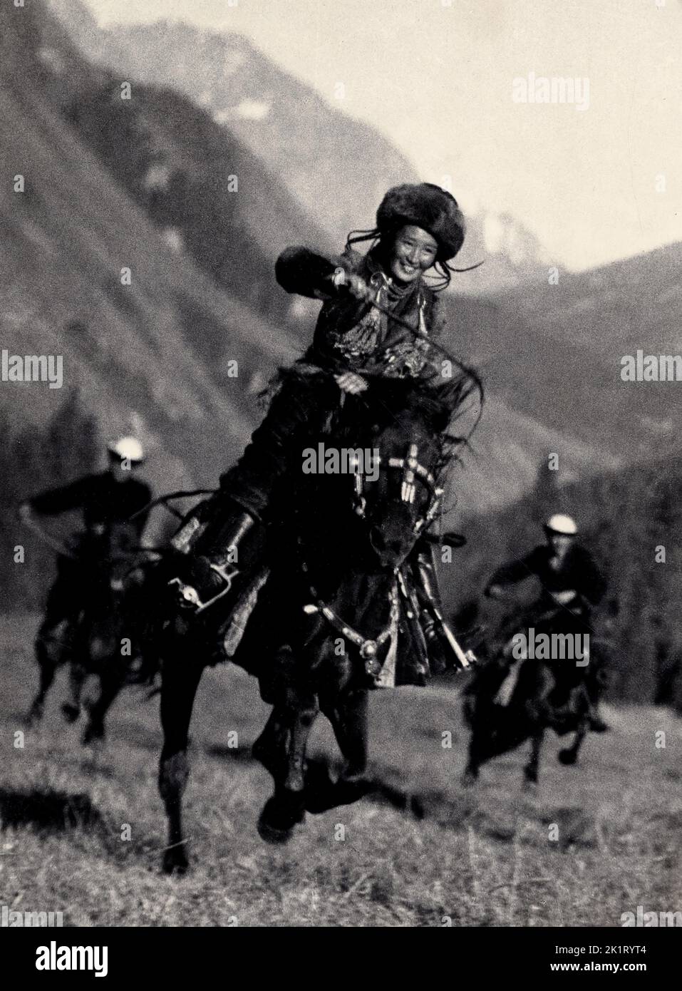 Kyrgyz Horsewoman. Museum: PRIVATE COLLECTION. Author: Max ...