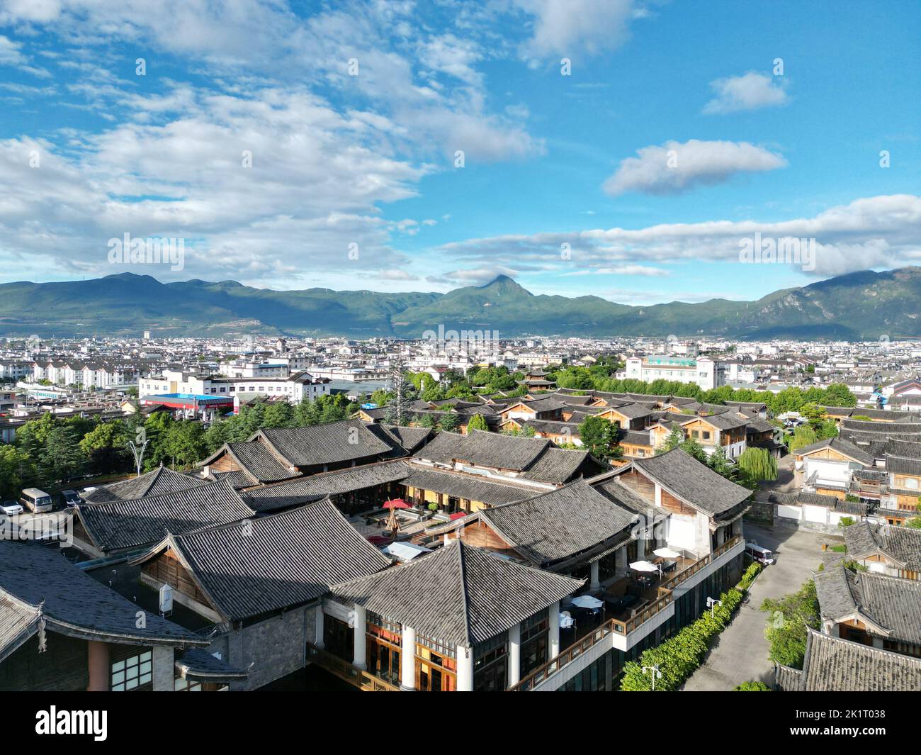 Exploring the ancient town in the city of Lijiang, Yunnan province ...