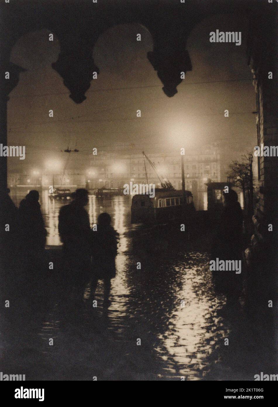 The Rain, Moscow. Museum: PRIVATE COLLECTION. Author: Mikhail Grachev Stock Photo - Alamy