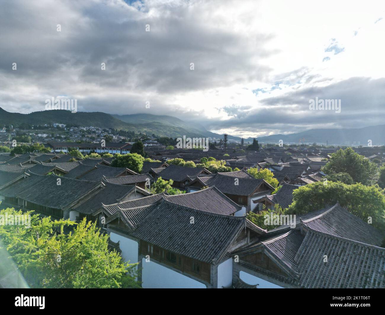 Exploring the ancient town in the city of Lijiang, Yunnan province ...