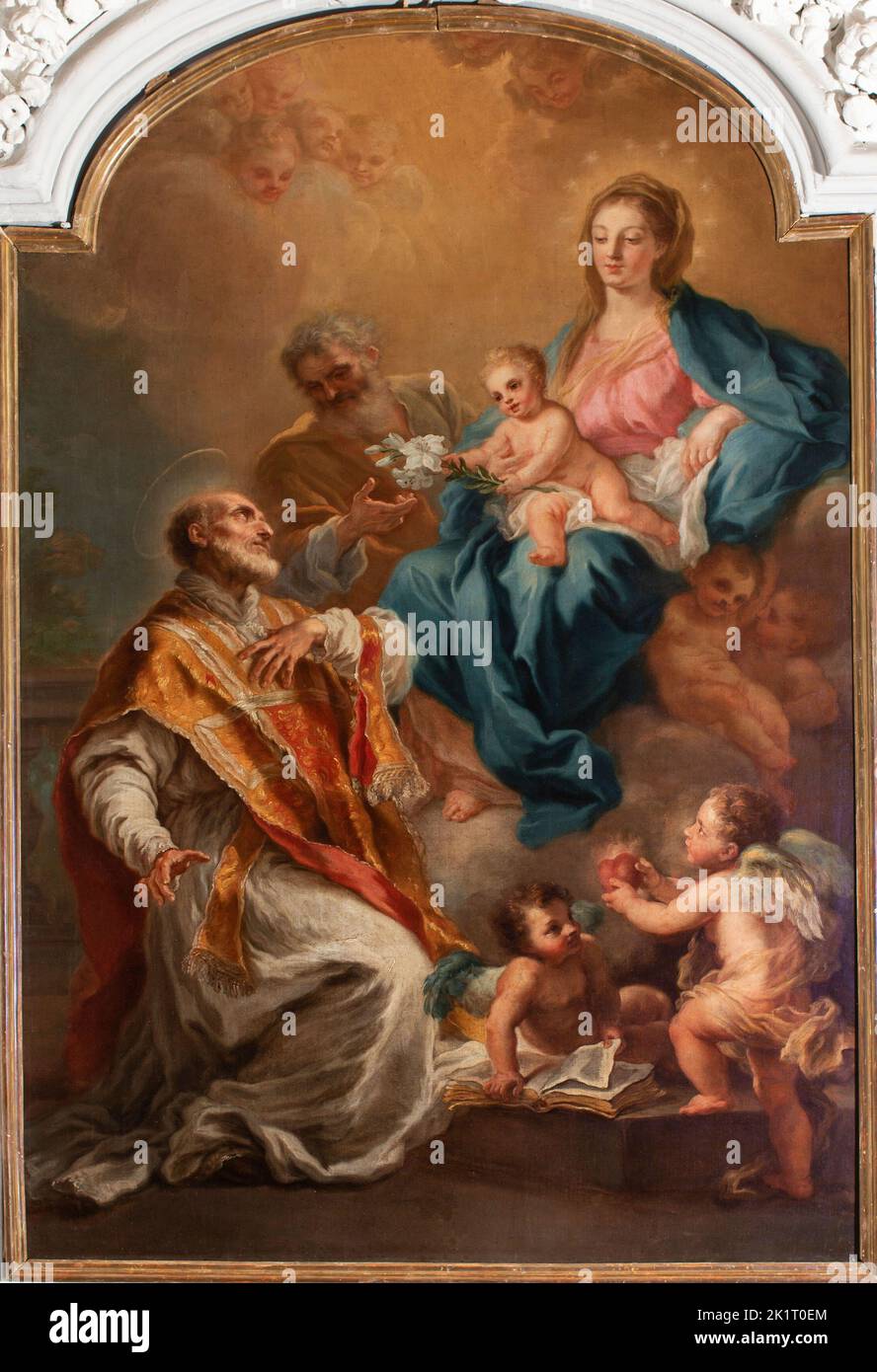 The Apparition of the Holy Family to Saint Philip Neri. Museum ...