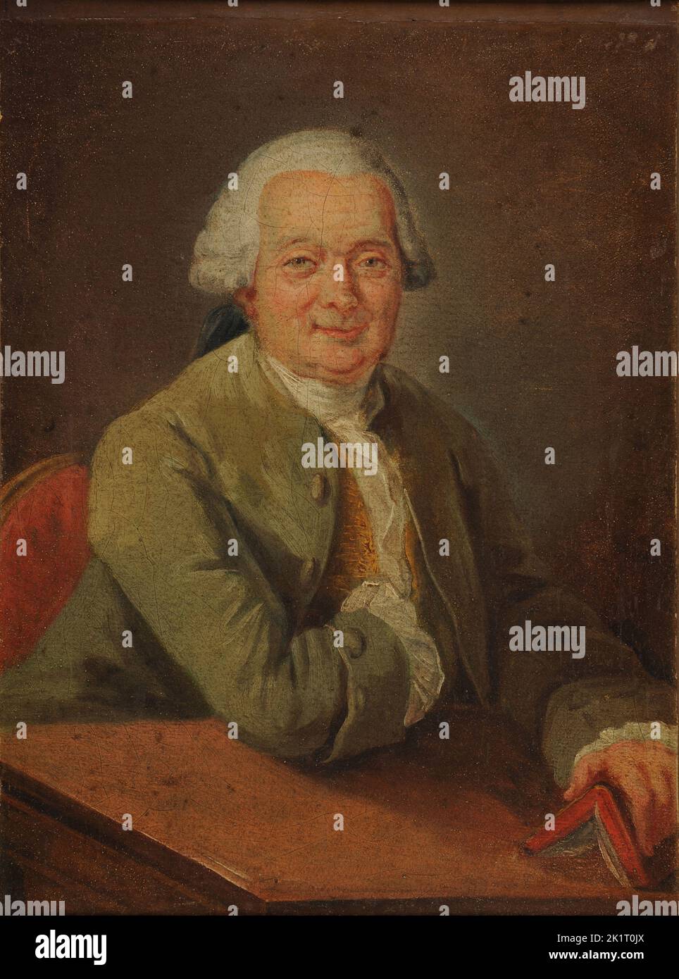 Portrait of Claude Adrien Helvétius (1715-1771). Museum: Musée des ...