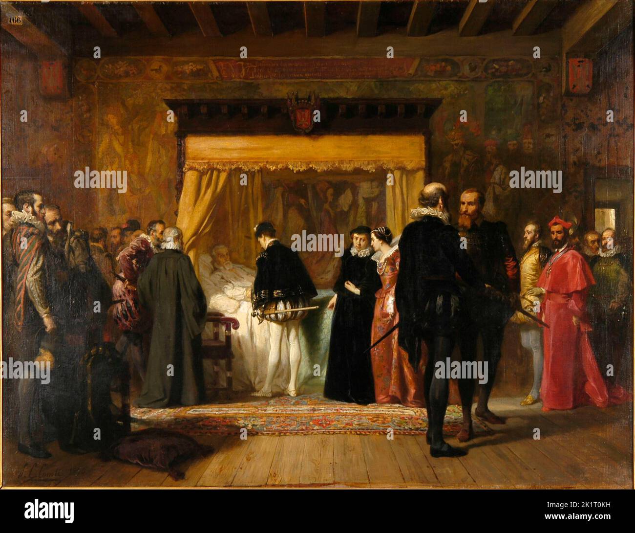 The Visit of Charles IX to Coligny. Museum: Musée des Beaux-Arts, Rouen ...