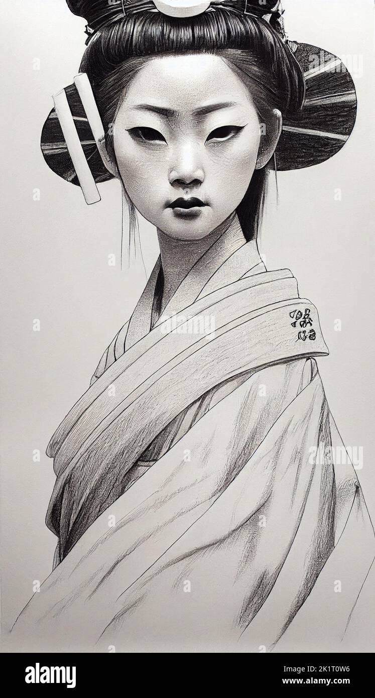 Geisha Drawing