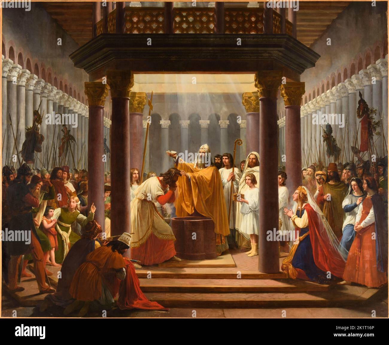 Baptism of clovis i hi-res stock photography and images - Alamy