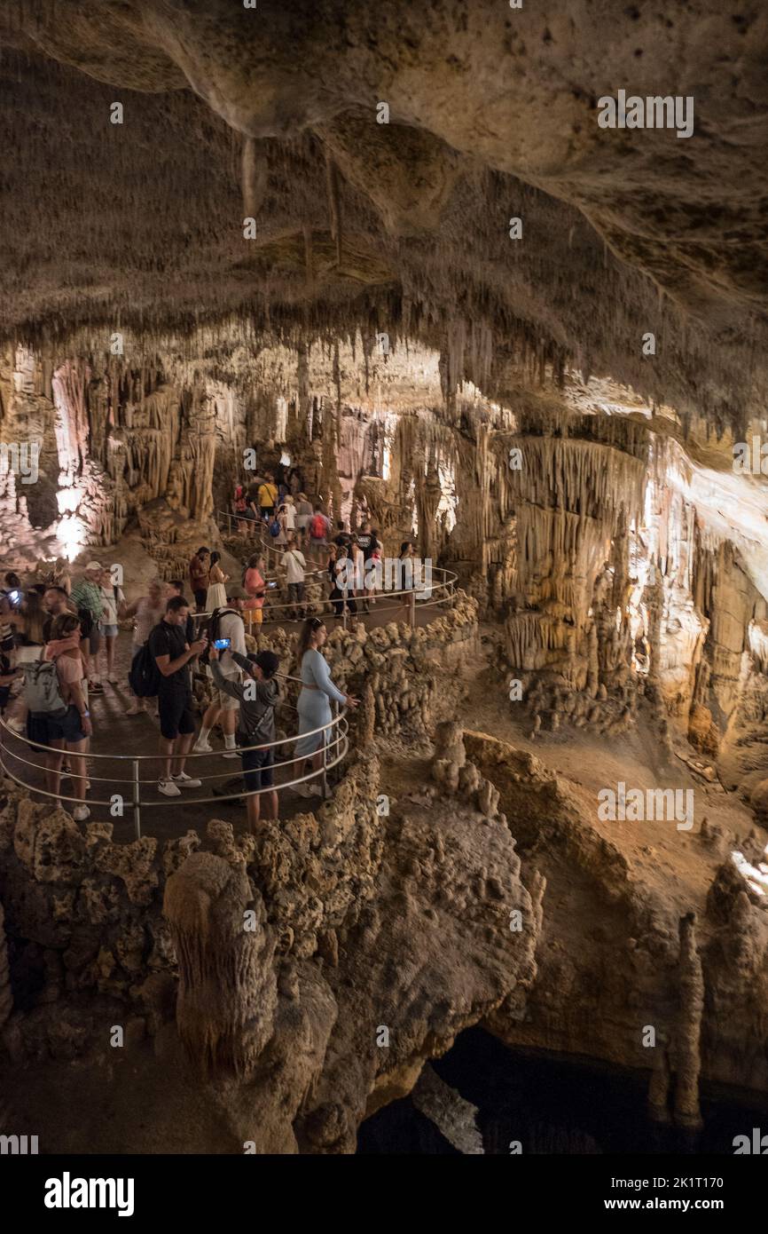 Drach cuevas, Dragon caves, Hams caves, Mallorca, Spain, underground ...