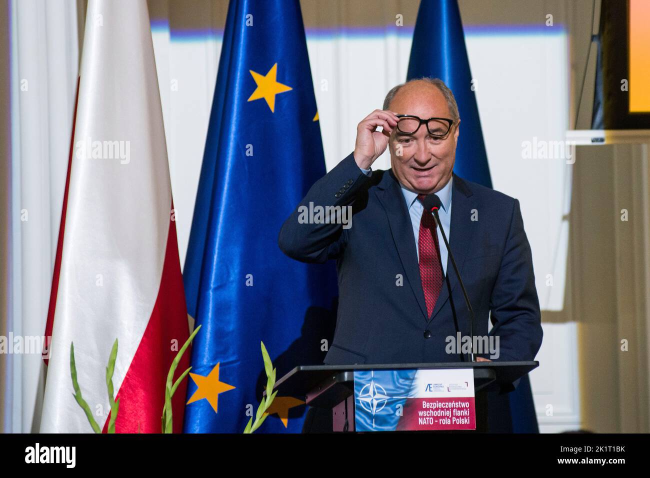 The co-chairman of the New Left (Nowa Lewica), Wlodzimierz Czarzasty ...